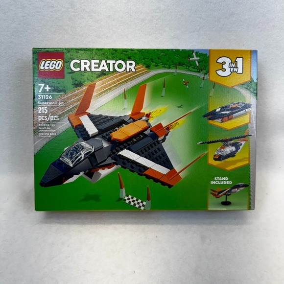 Lego | Toys | New Sealed Lego Creator 3in Set 31126 Supersonicjet ...